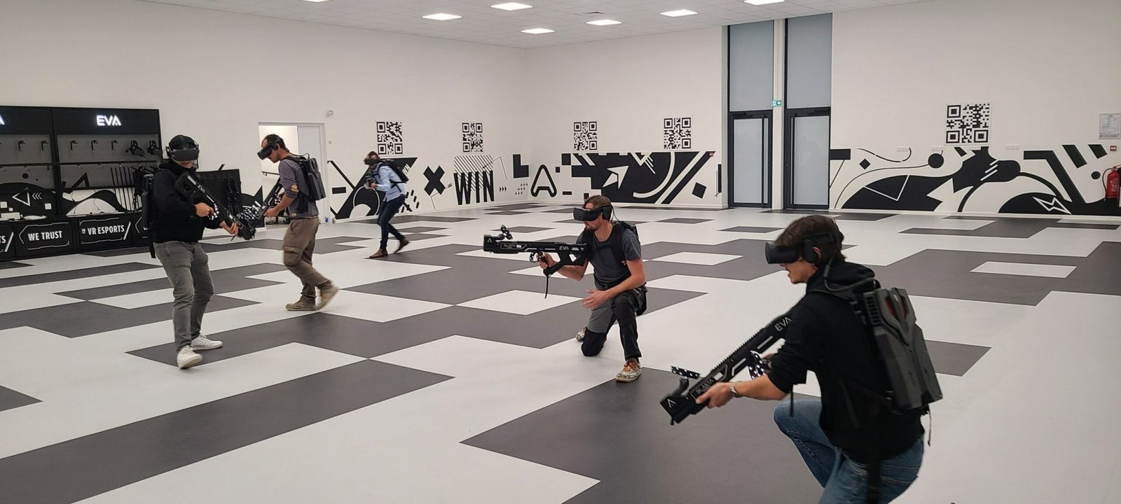 Open-Space Virtual-Reality Gaming Centers in the World