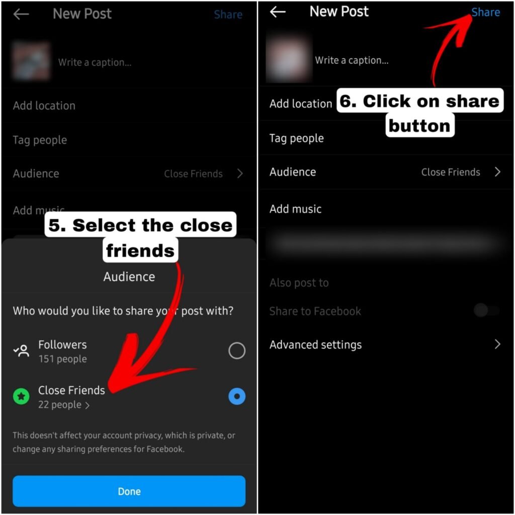 How to share posts only to your Close friends in Instagram? - The Inner ...